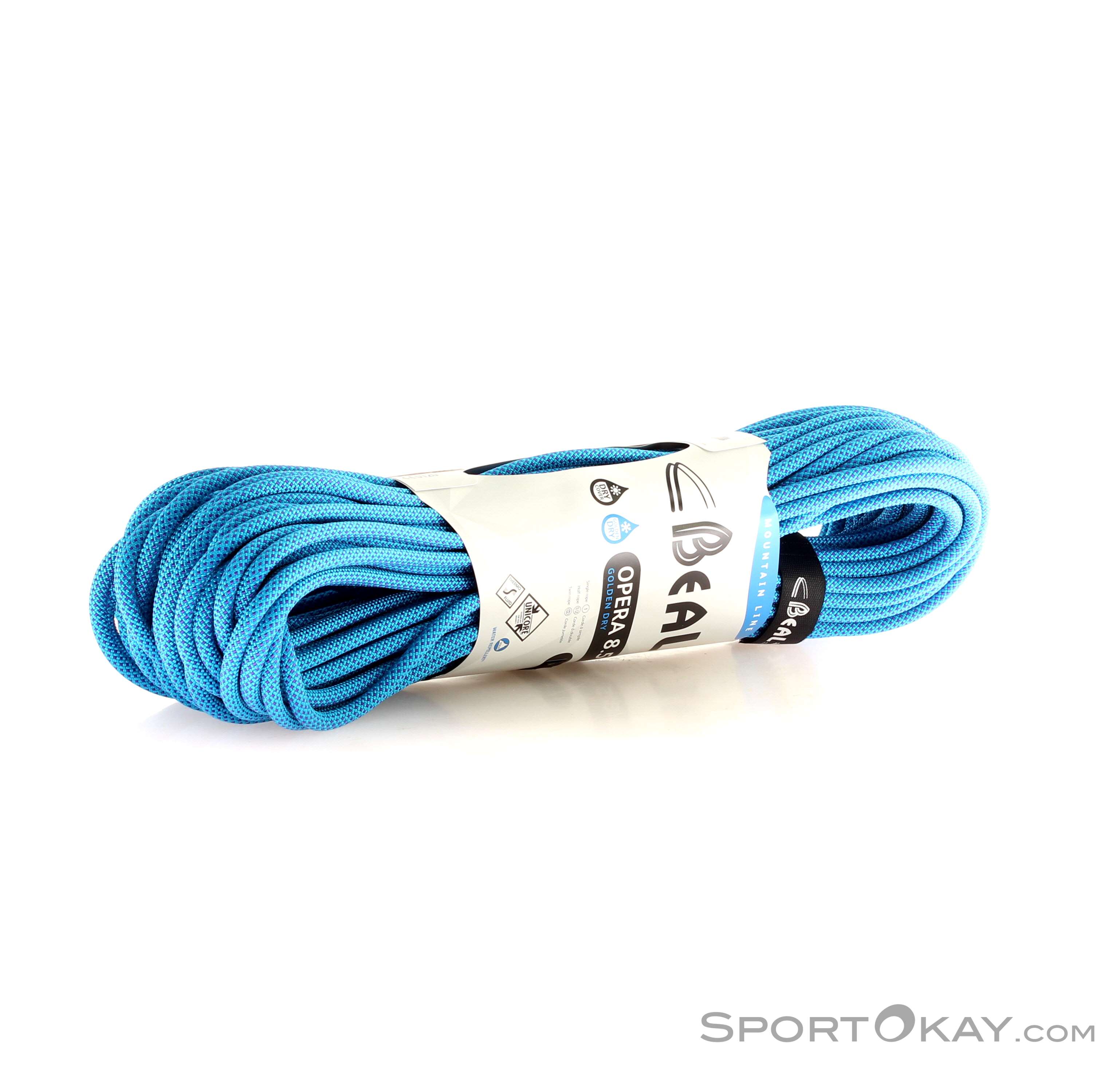 Beal Opera Golden Dry 8,5mm Climbing Rope 40m - Single Rope - Climbing ...