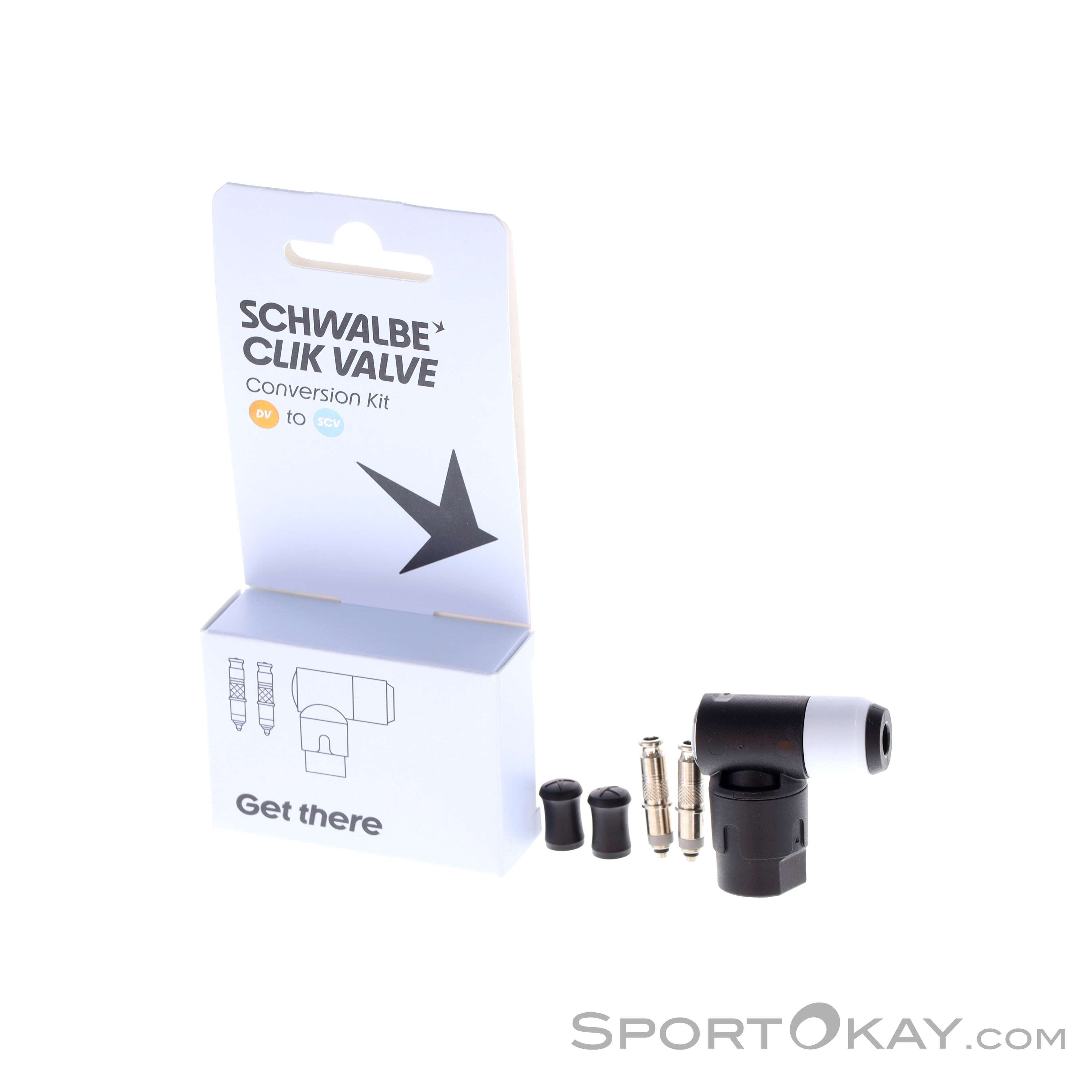 SKS Germany Clik Valve DV Conversion Kit + Pump Head Cyklistické ...