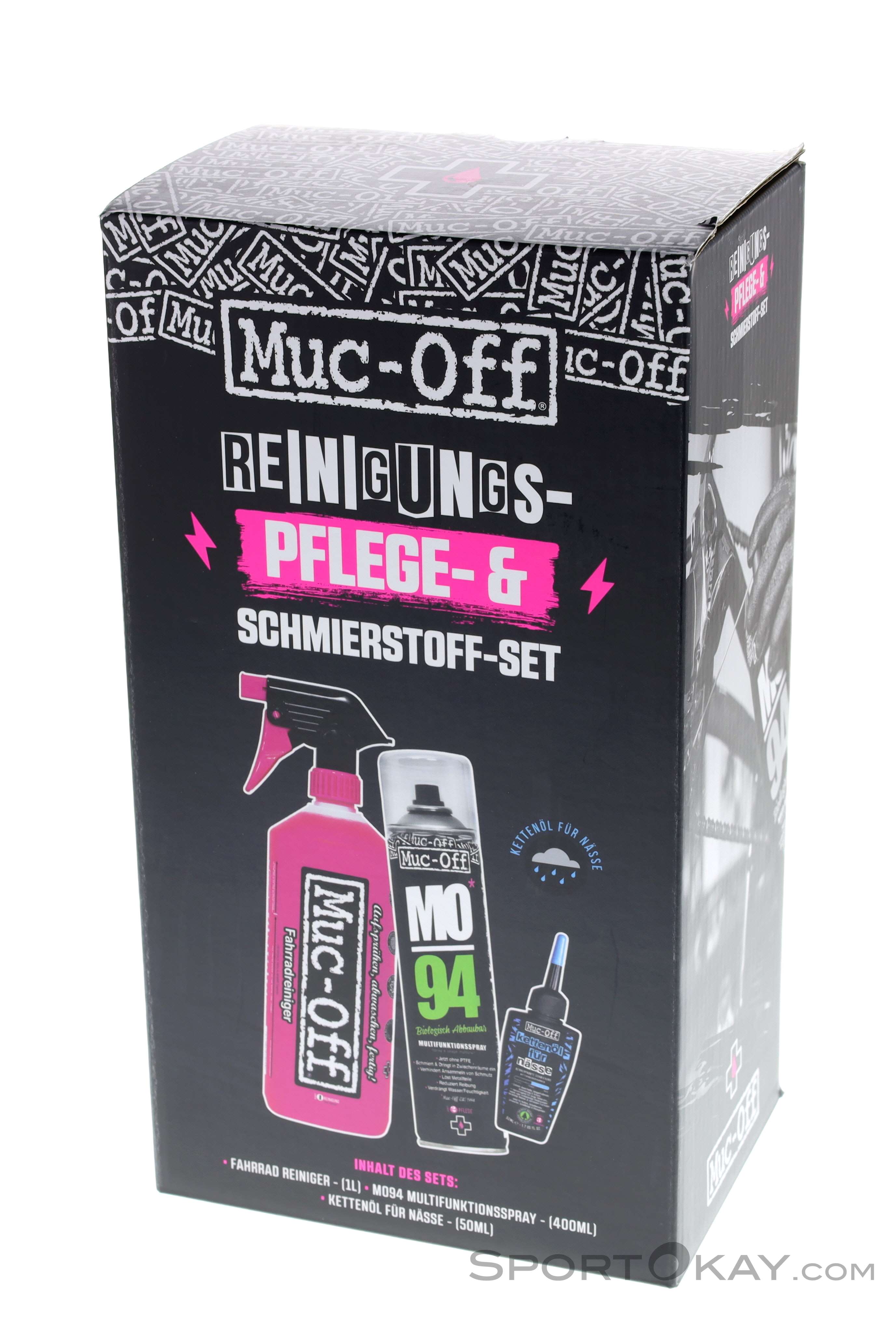 Muc Off Clean, Protect & Lube Wet Kit Set d’entretien - Nettoyage et ...