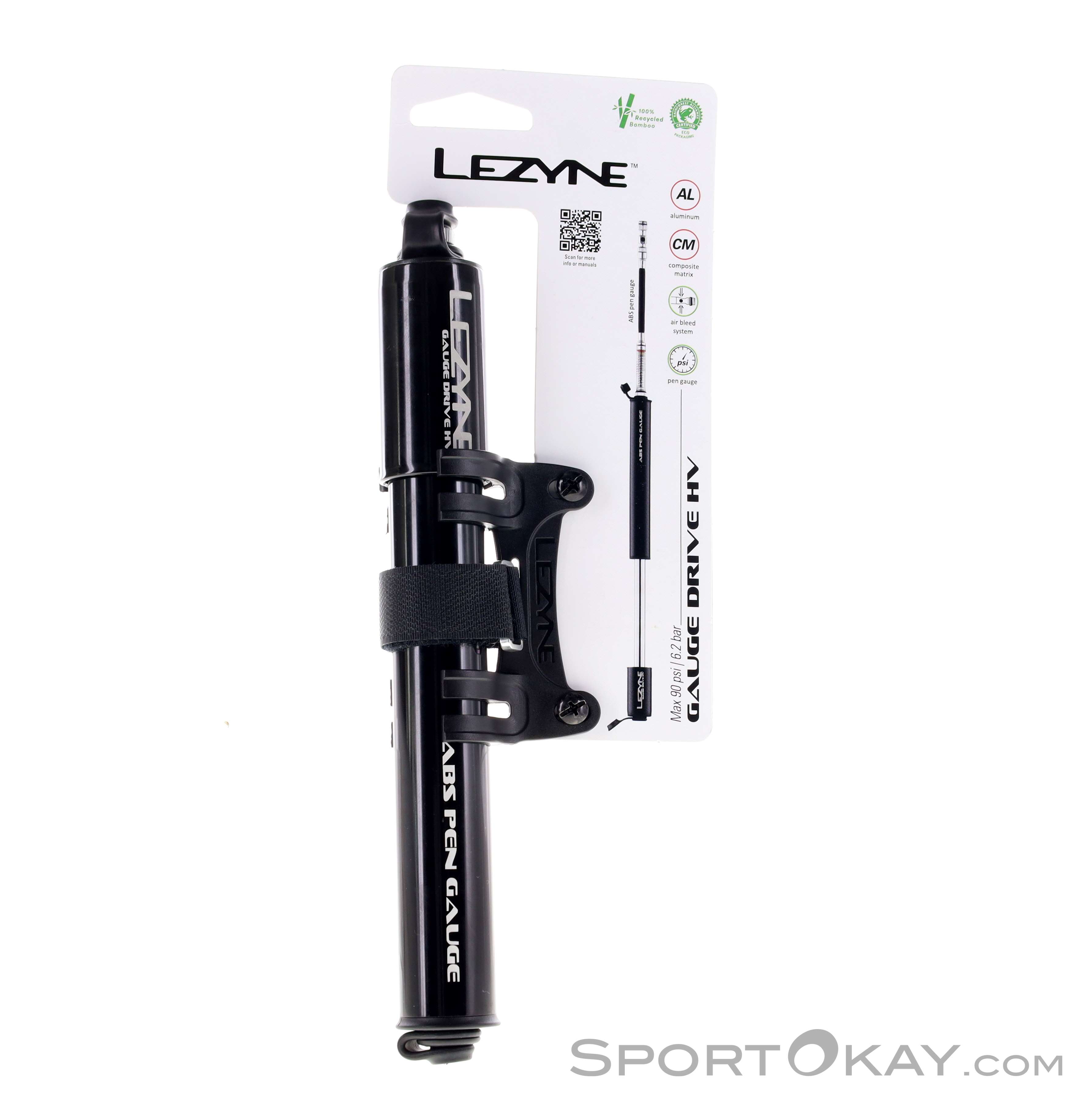 Lezyne Gauge Drive HV Minipumpe - Pumpe - Zubehör - Bike - Alle