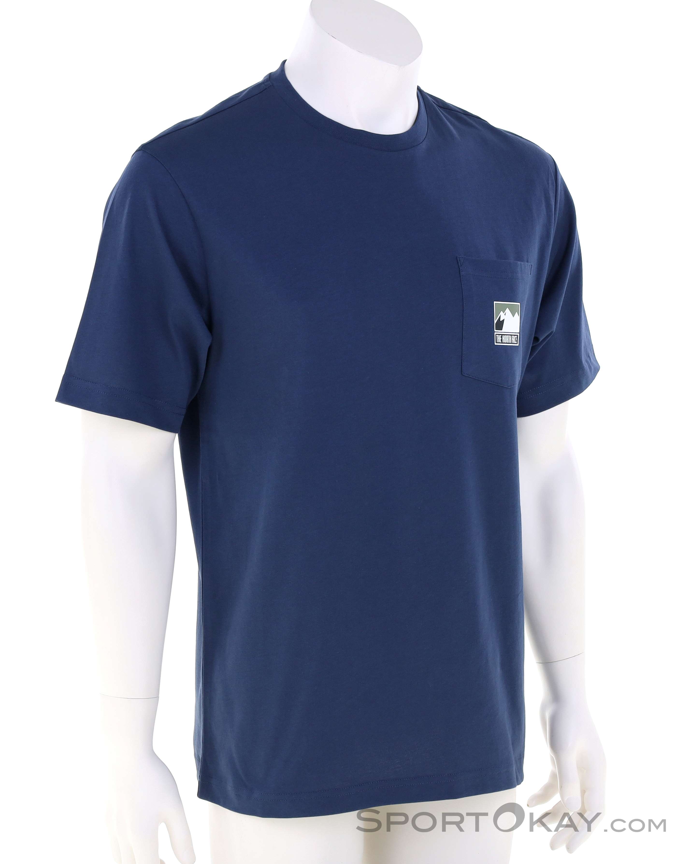 The North Face Mountain Logo Relaxed Pocket Heren T-shirt - Shirts ...