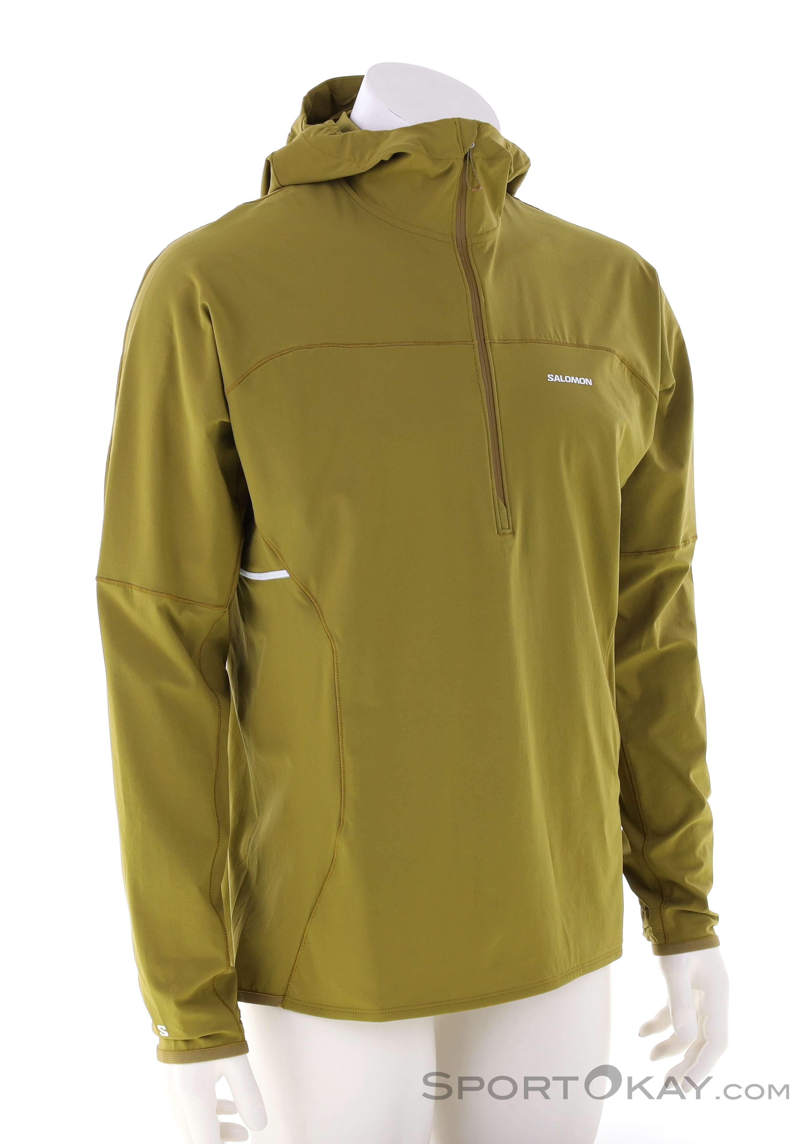 Salomon Sense Aero Hybrid HZ Mens Running Jacket - Jackets - Outdoor ...