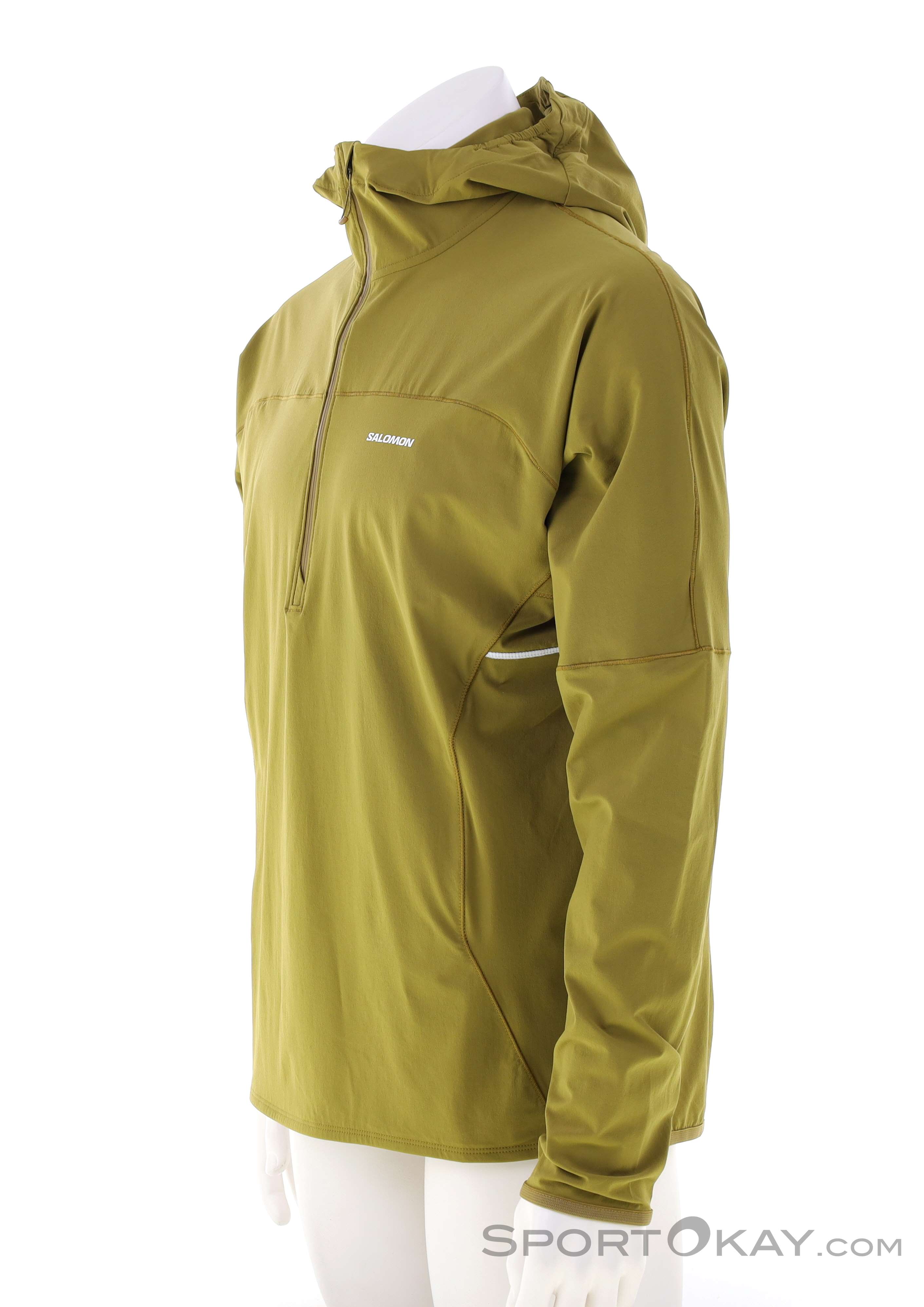 Salomon Sense Aero Hybrid HZ Mens Running Jacket - Jackets - Outdoor ...