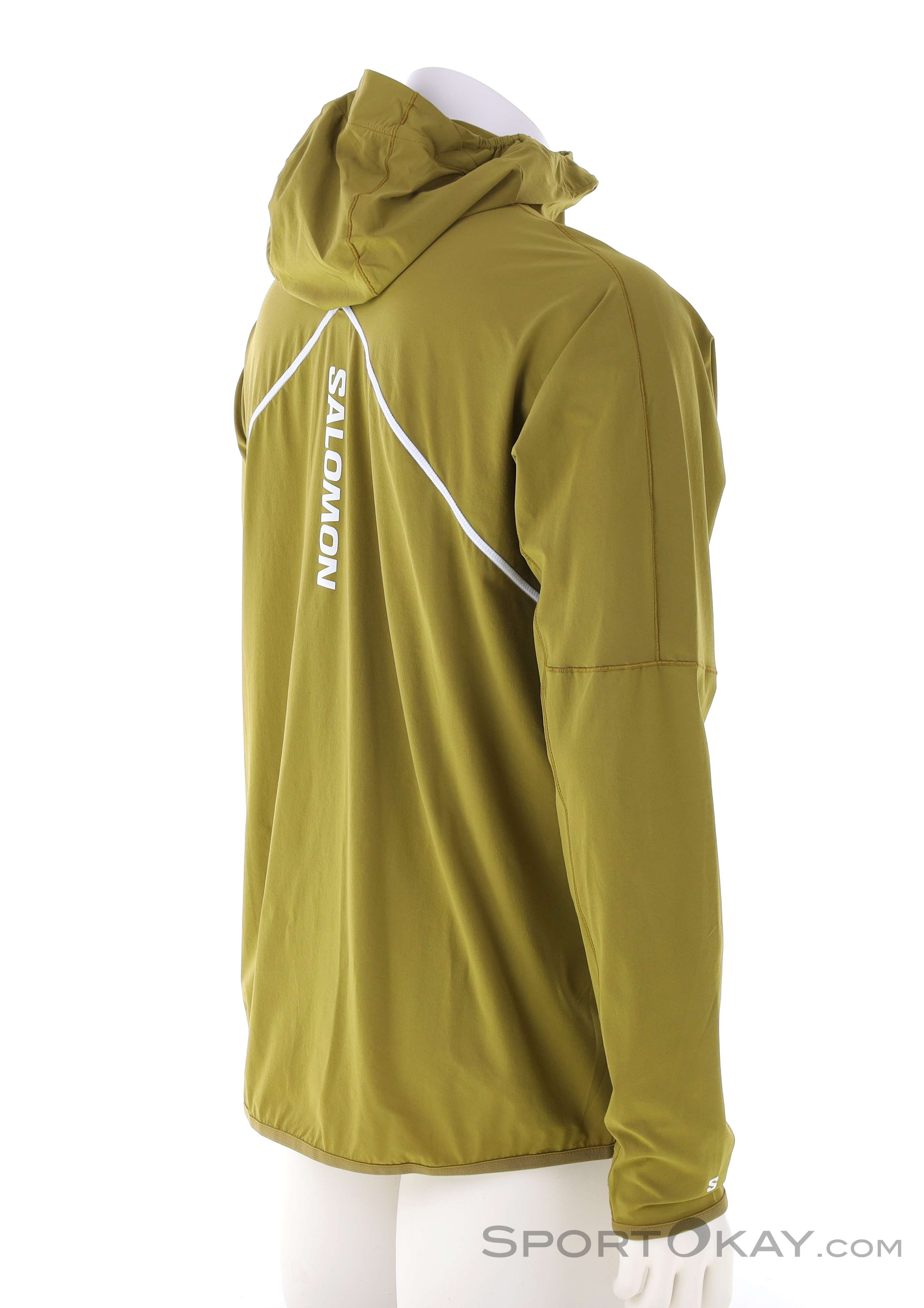 Salomon Sense Aero Hybrid HZ Mens Running Jacket - Jackets - Outdoor ...
