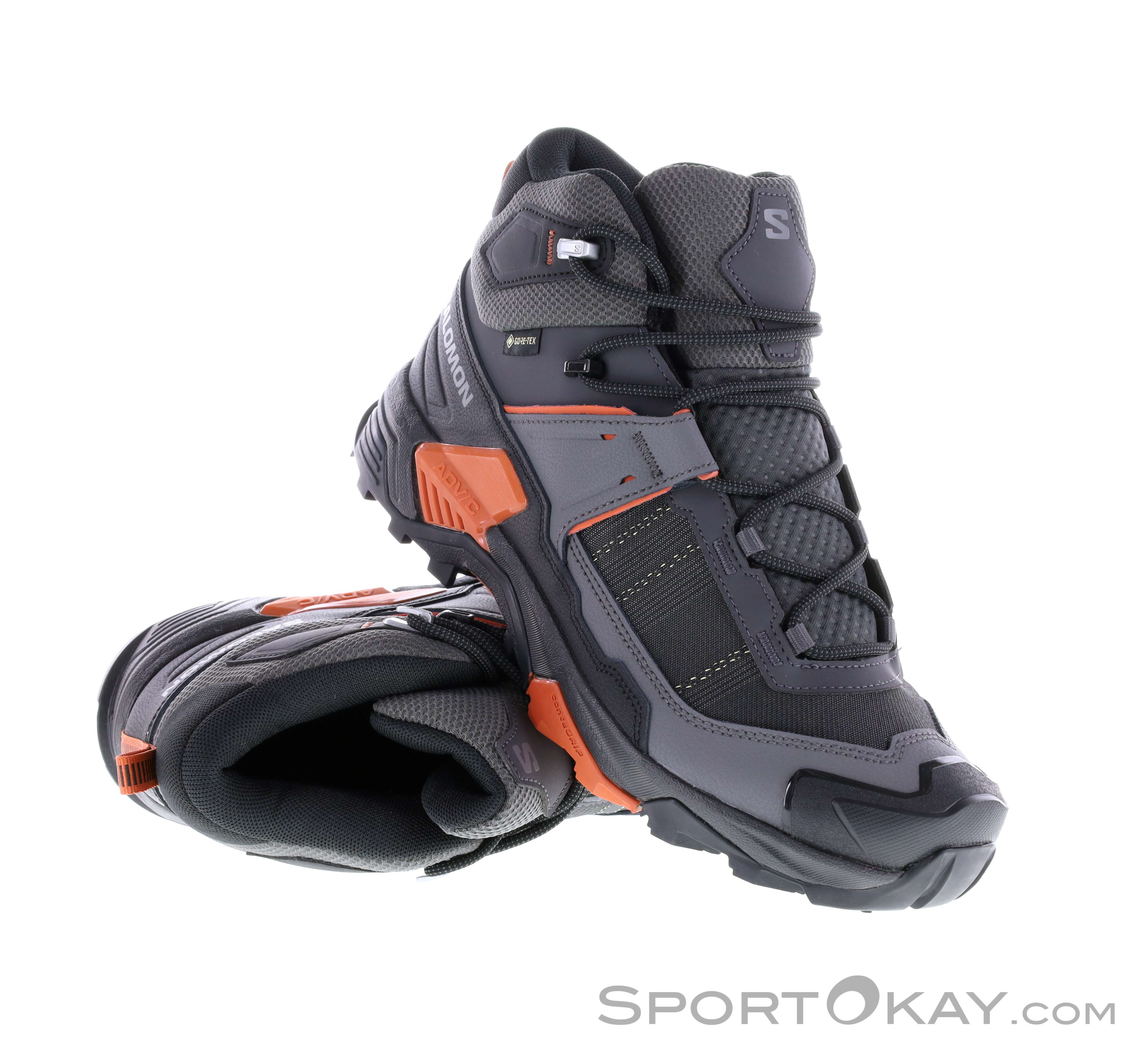 Salomon X Ultra 5 Mid GTX Mens Hiking Boots Gore-Tex - Trekking Shoes ...