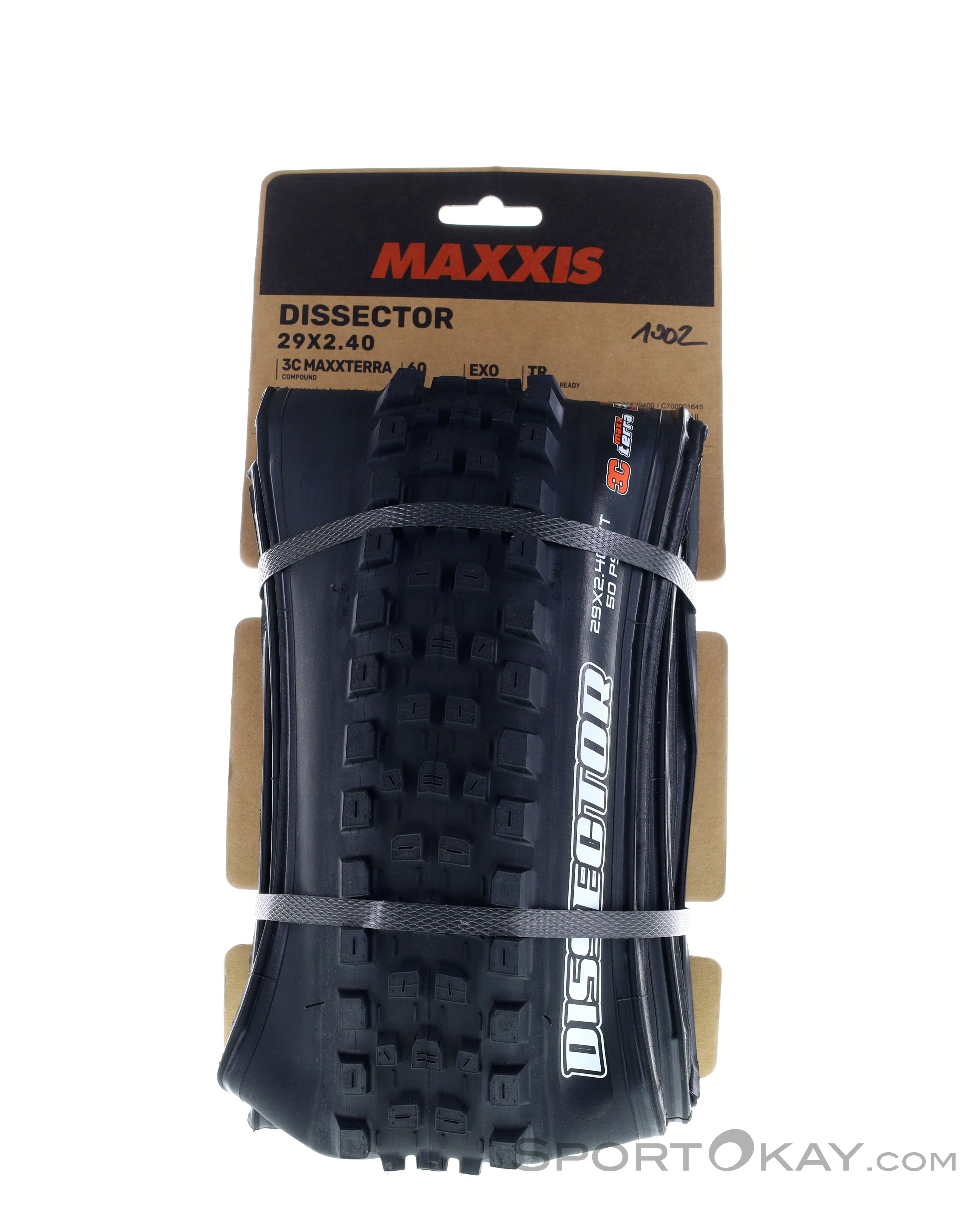 Maxxis Dissector WT EXO TR 3C MaxxTerra 29 x 2,4" Tire - Tire & Tube ...