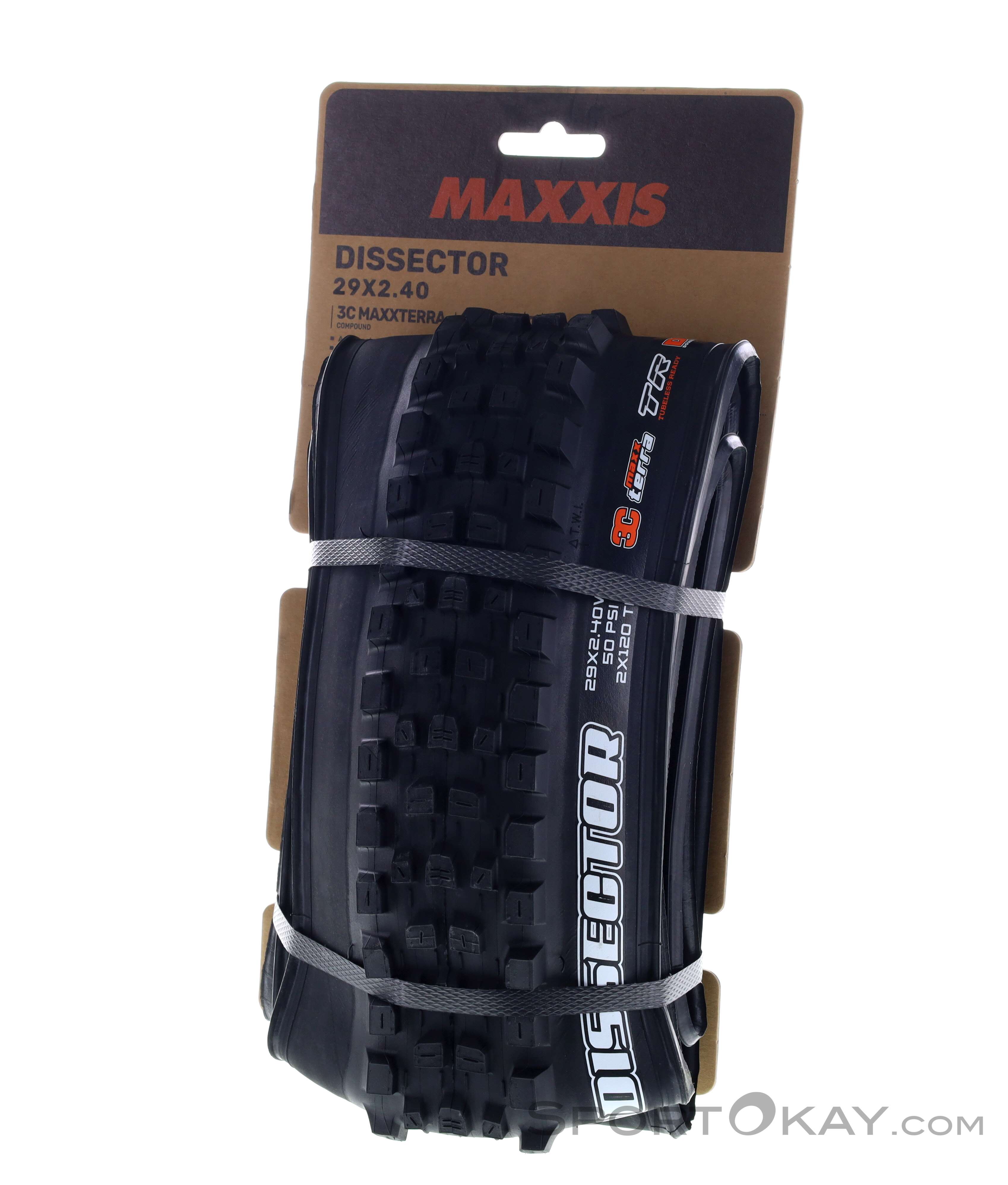 Maxxis Dissector WT DD TR 3C MaxxTerra 29x2,4" Tire - Tire & Tube ...