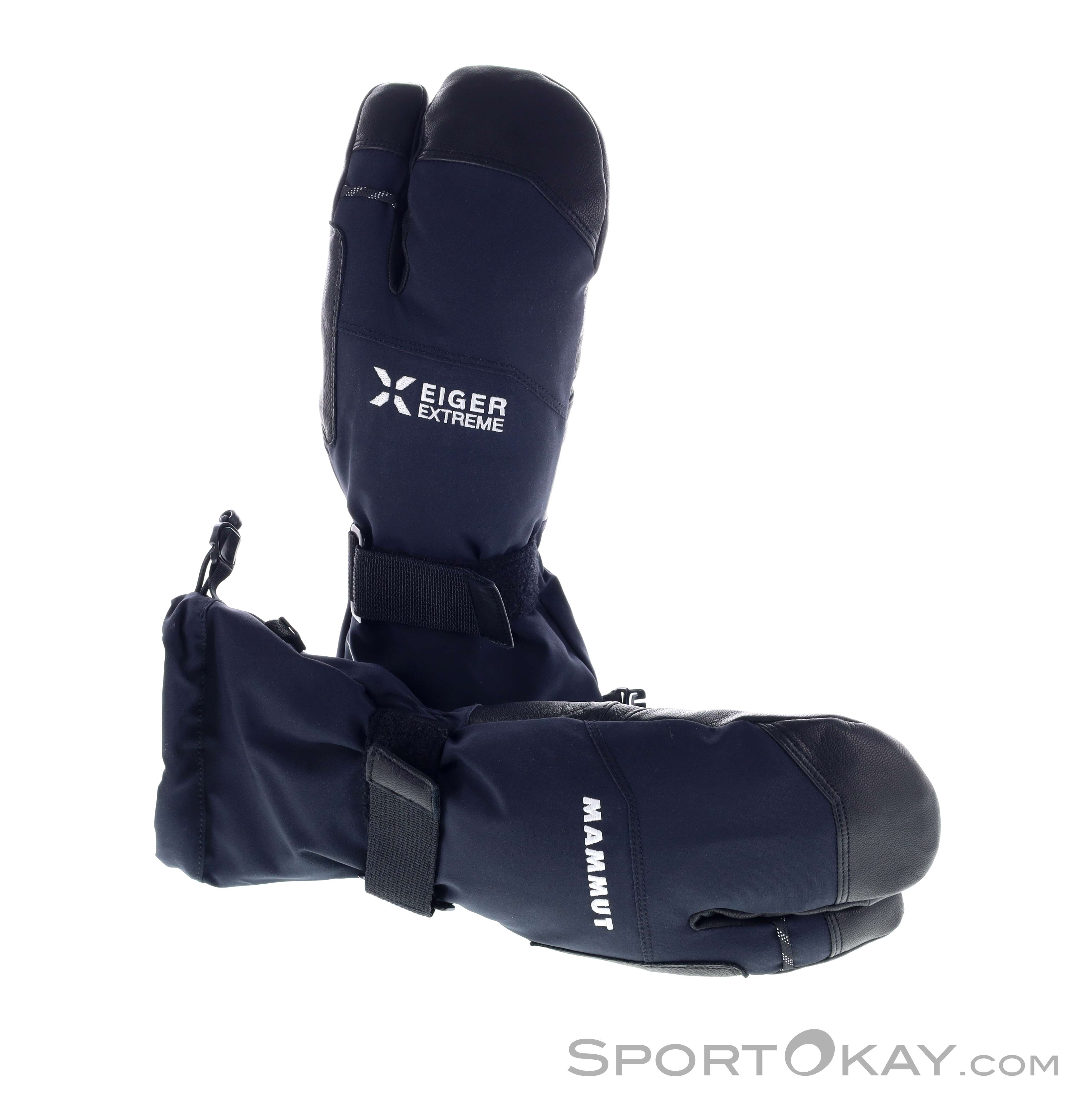 Mammut Eiger Nordwand Warm 3-Finger Gants de ski Gore-Tex - Gants ...