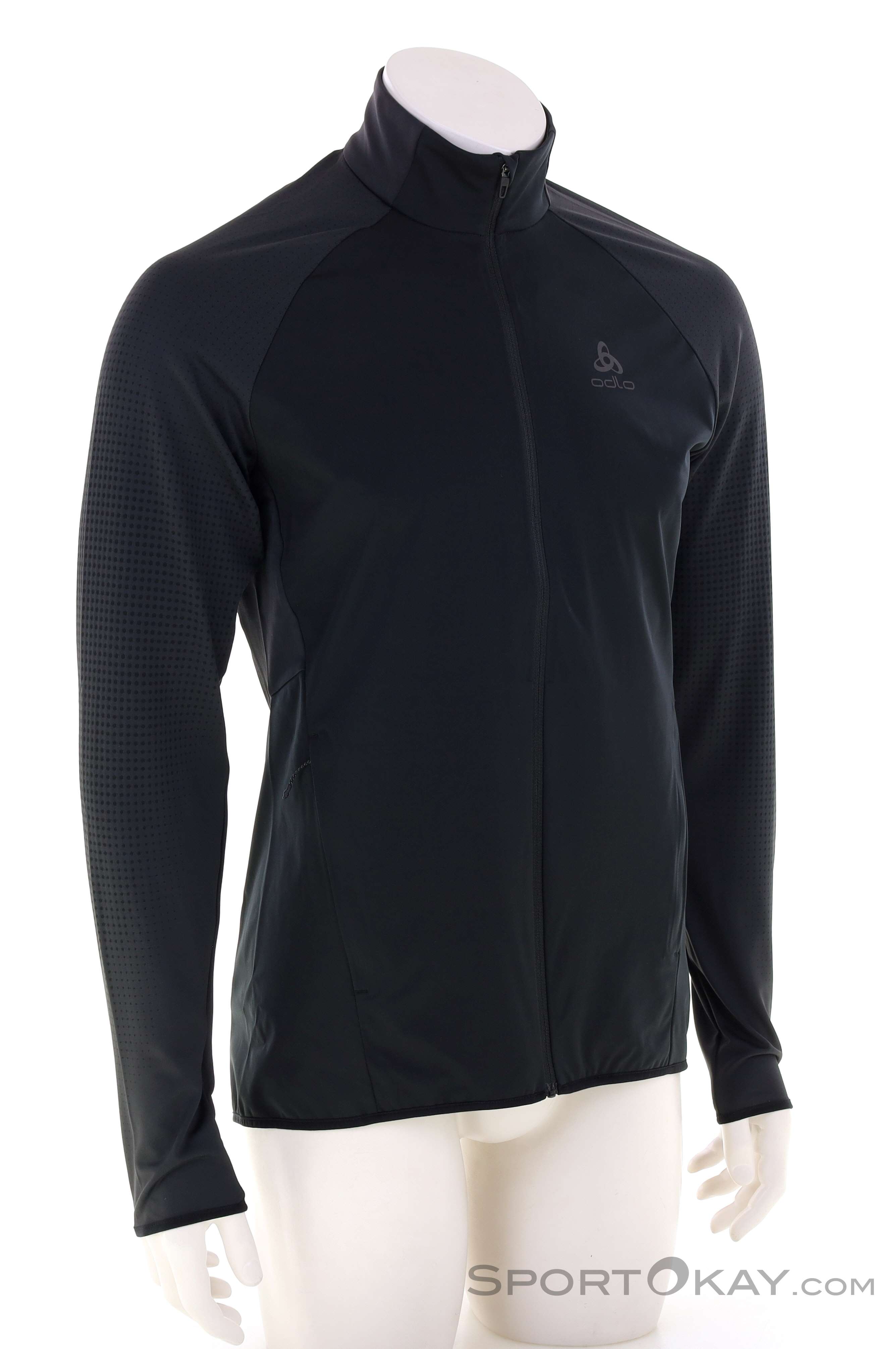 Odlo Zeroweight Warm Hybrid Mens Running Jacket - Sweaters - Outdoor ...
