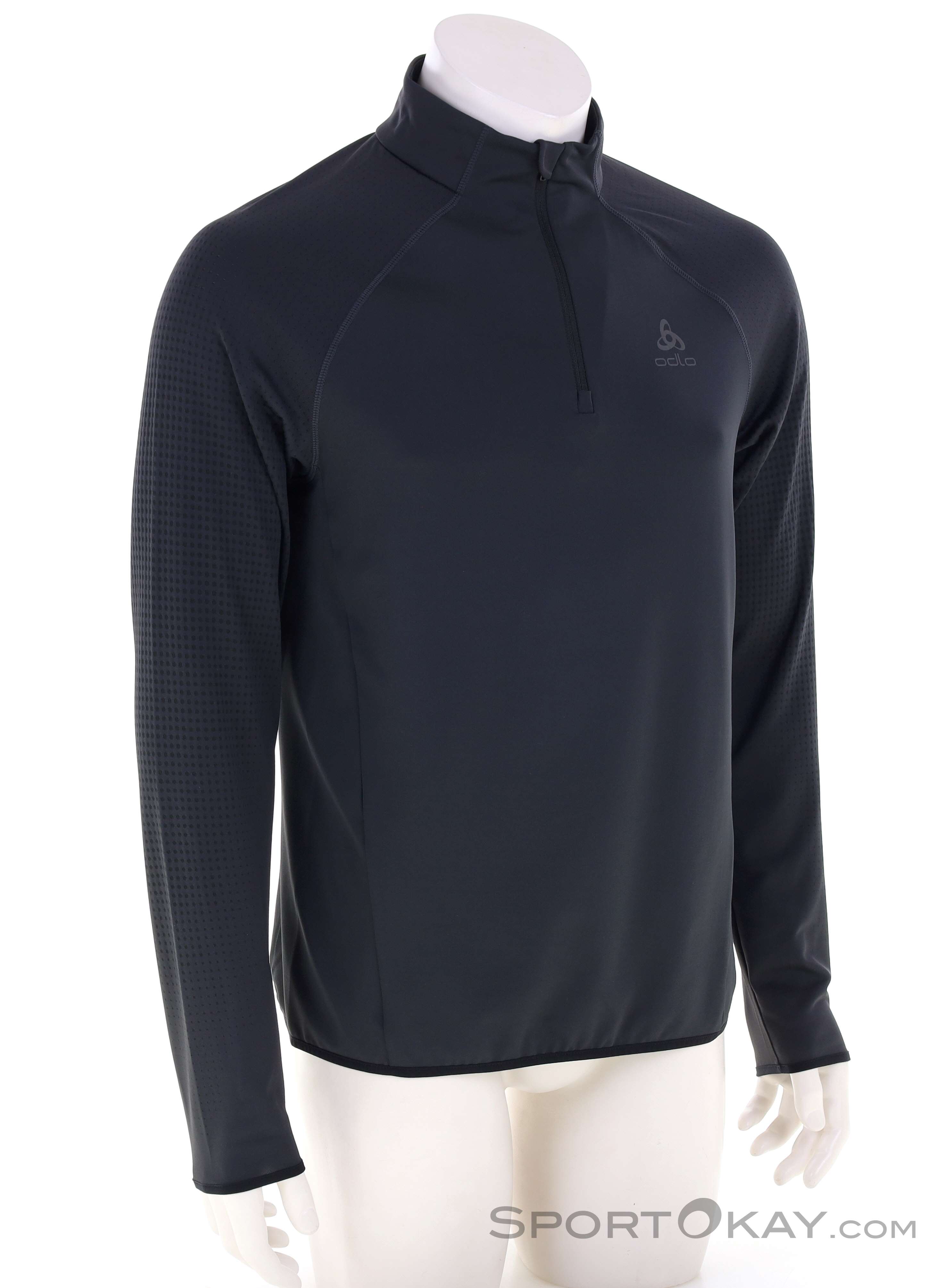 Odlo Zeroweight Warm 1/2 Zip Uomo Maglia - Maglie - Abbigliamento ...