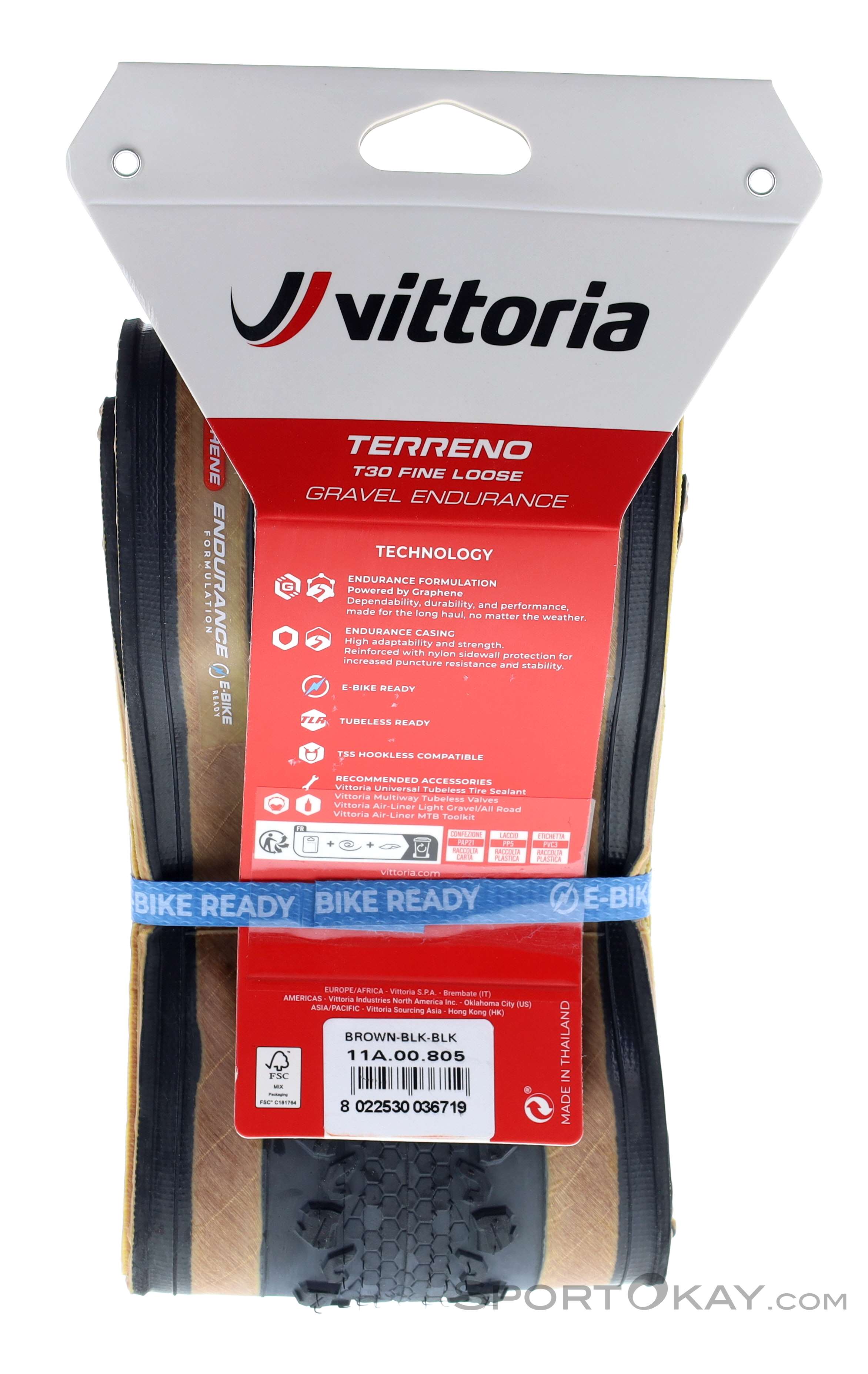 Vittoria Terreno T30 fine loose Endurance Gravel Tire - Tire & Tube ...