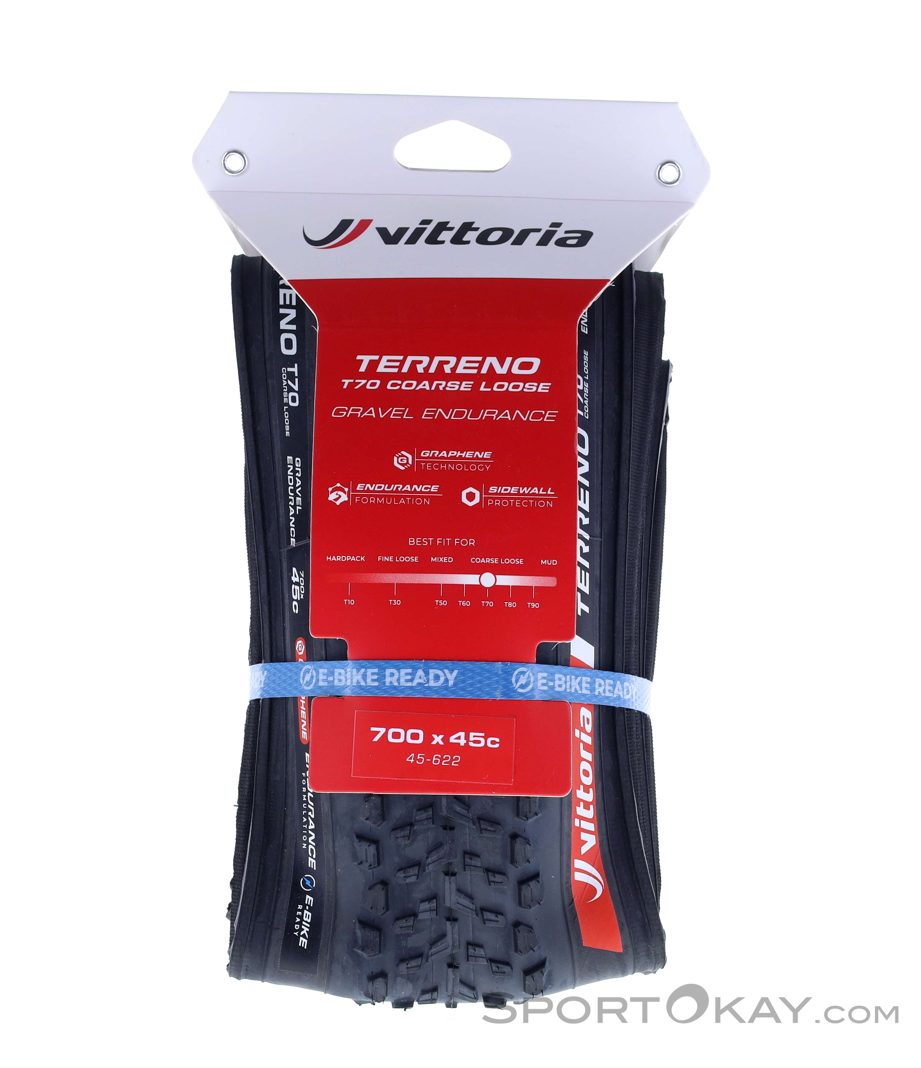 Vittoria Terreno T70 Coarse loose Endurance Gravel Tire - Tire & Tube ...