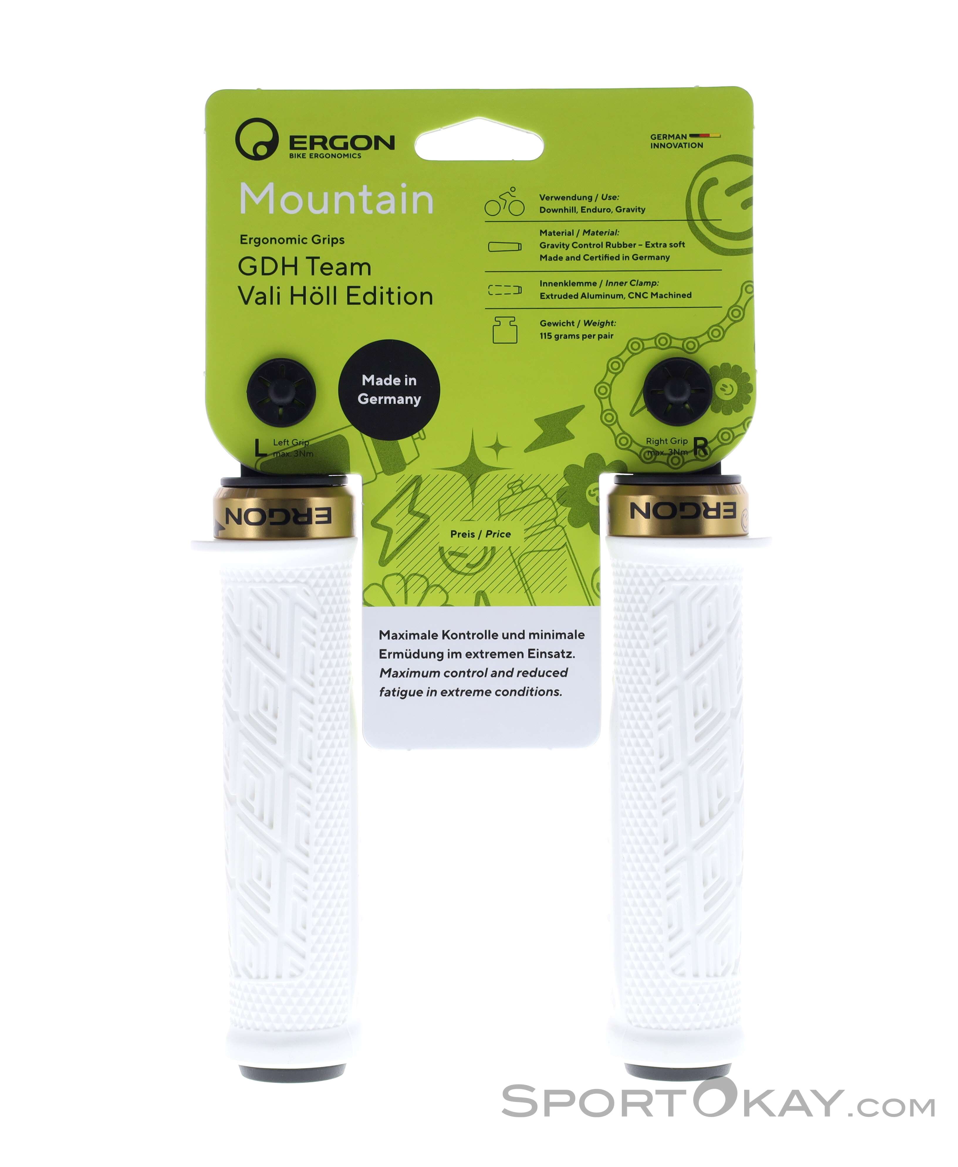 Ergon GDH Team Vali Höll Poignées - Poignées et extrémités de barre ...