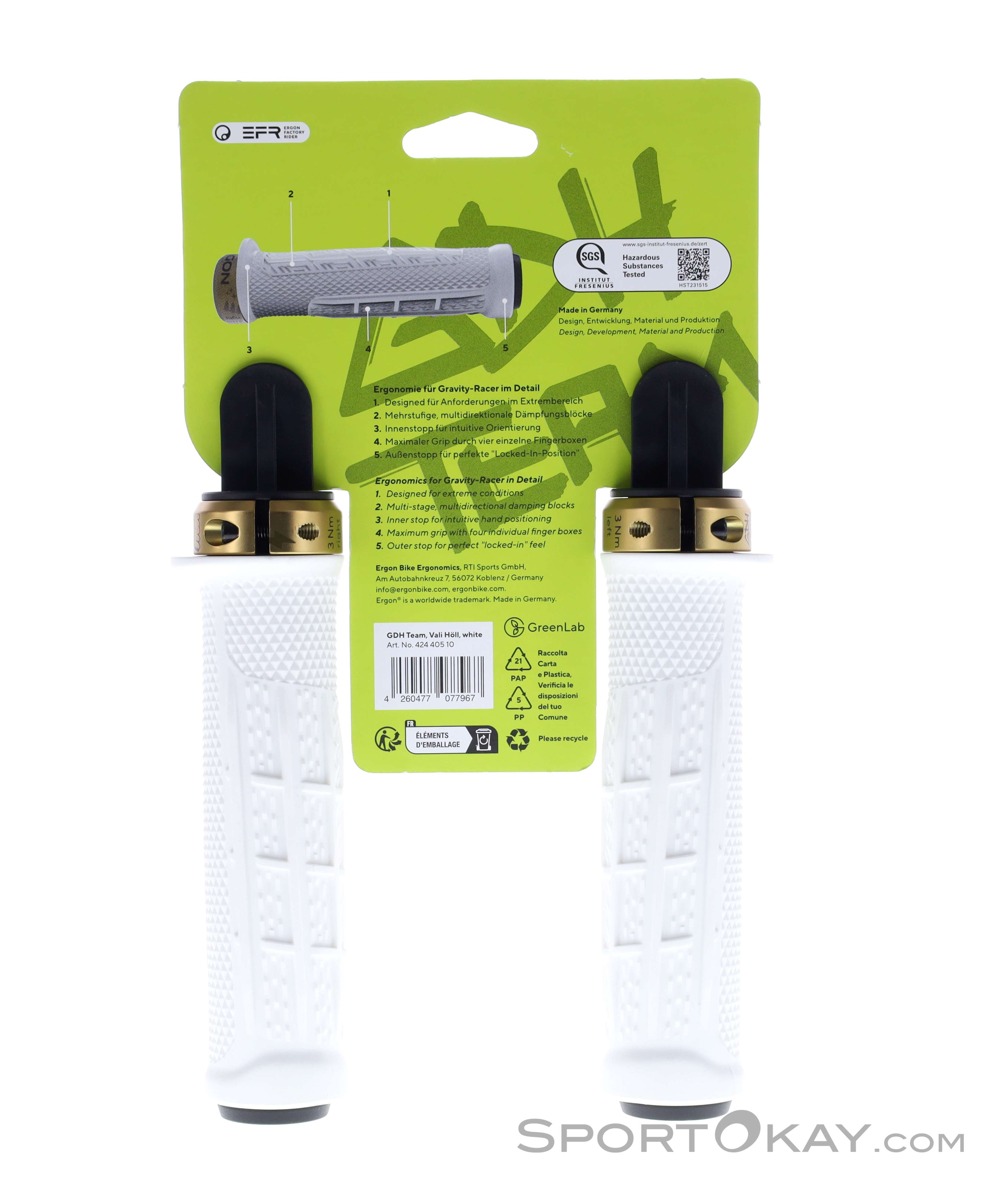 Ergon GDH Team Vali Höll Poignées - Poignées et extrémités de barre ...