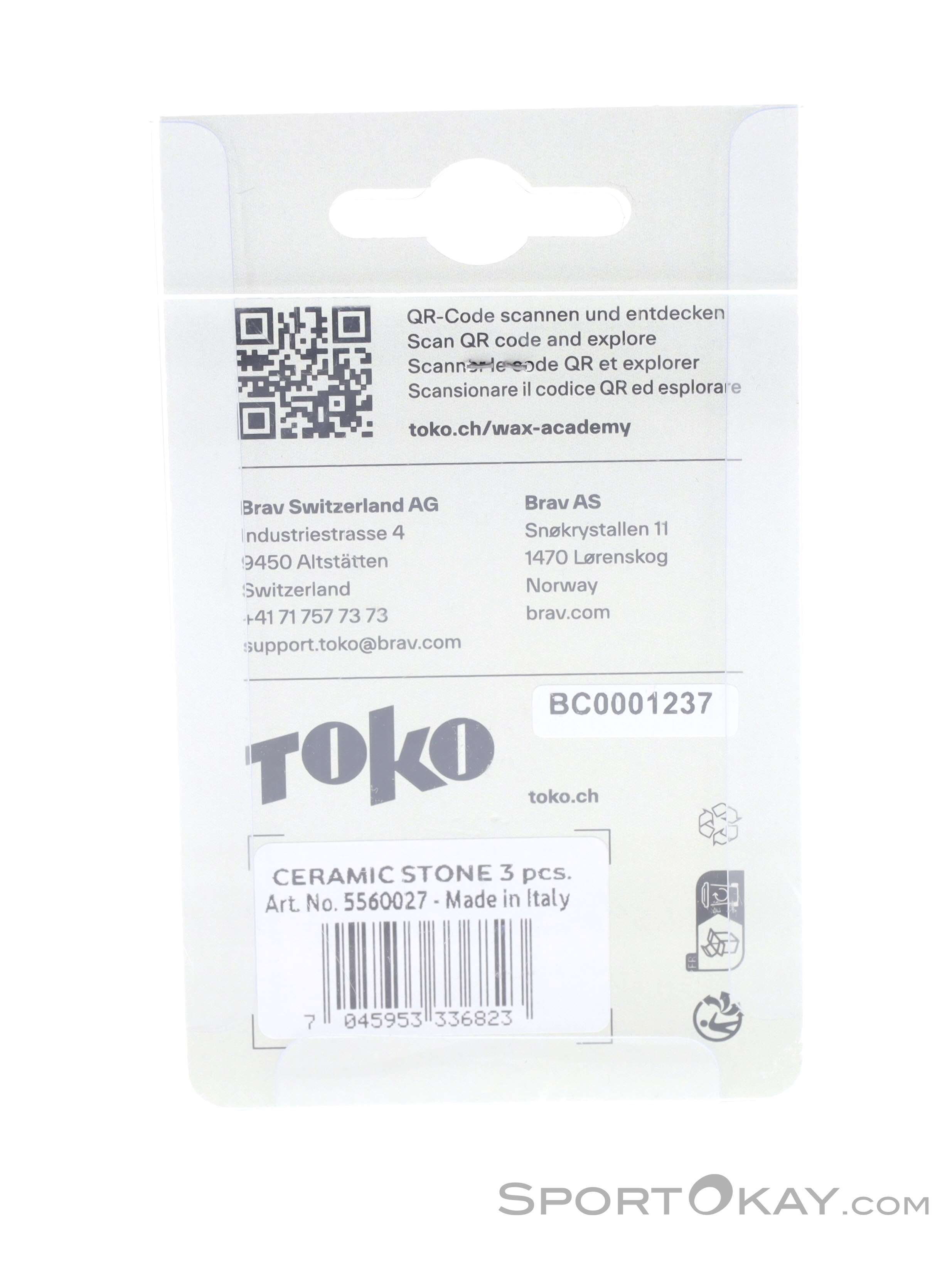 Toko Ceramic Stone 3 pcs Base Angle Accessory - Tools - Ski Care - Ski ...