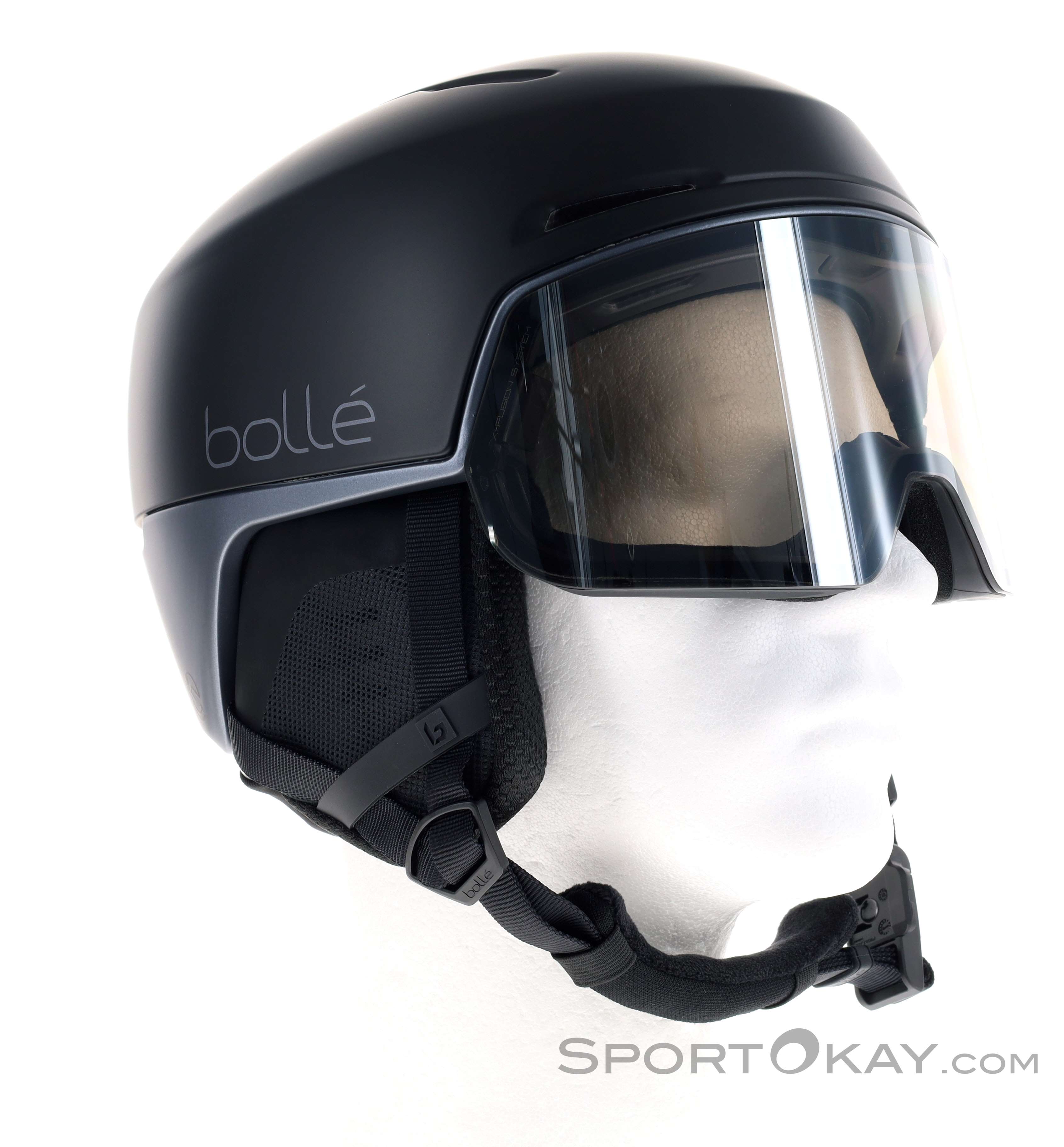 Bollé X-Fusion Photochromatic Ski Helmet with Visor - Ski Helmets - Ski ...