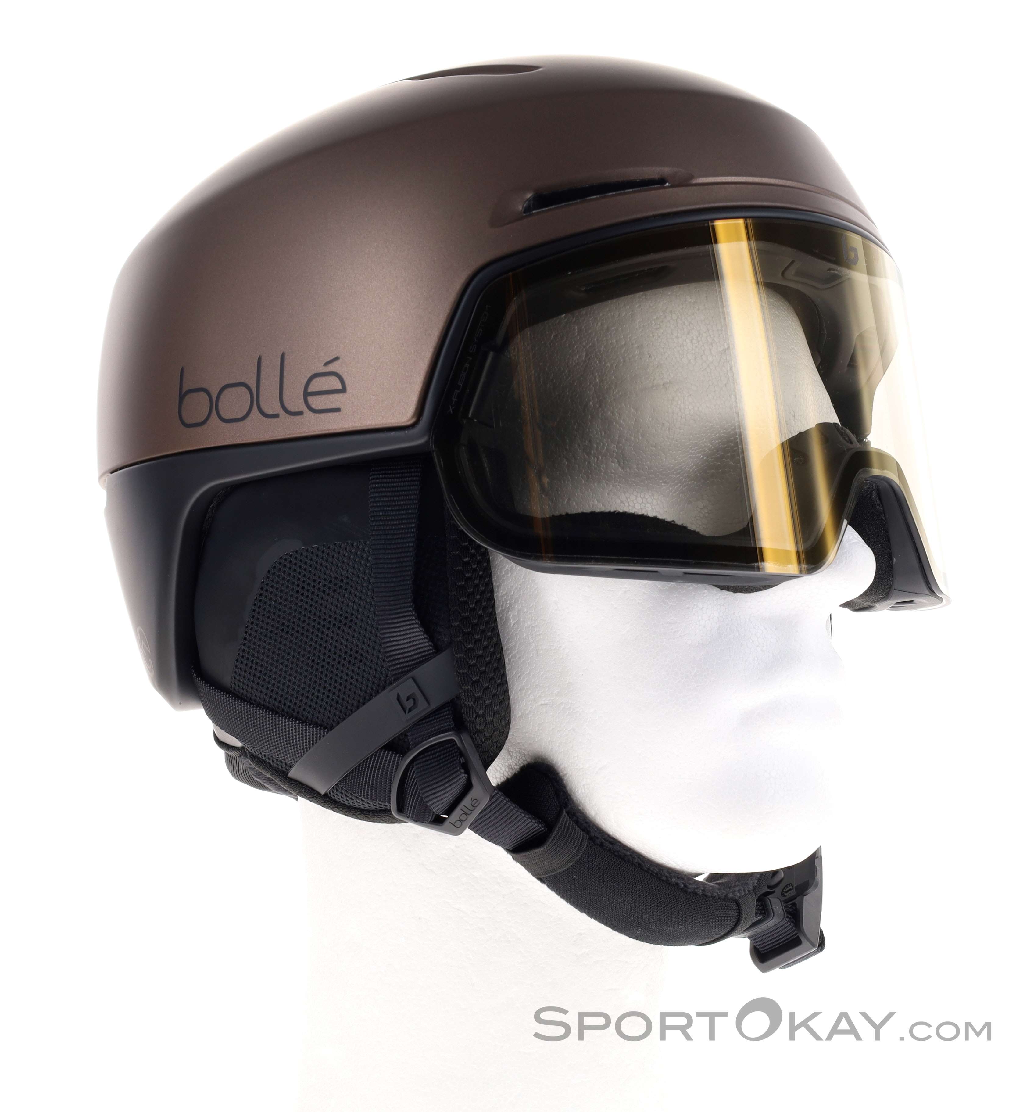 Bollé X-Fusion Photochromatic Ski Helmet with Visor - Ski Helmets - Ski ...
