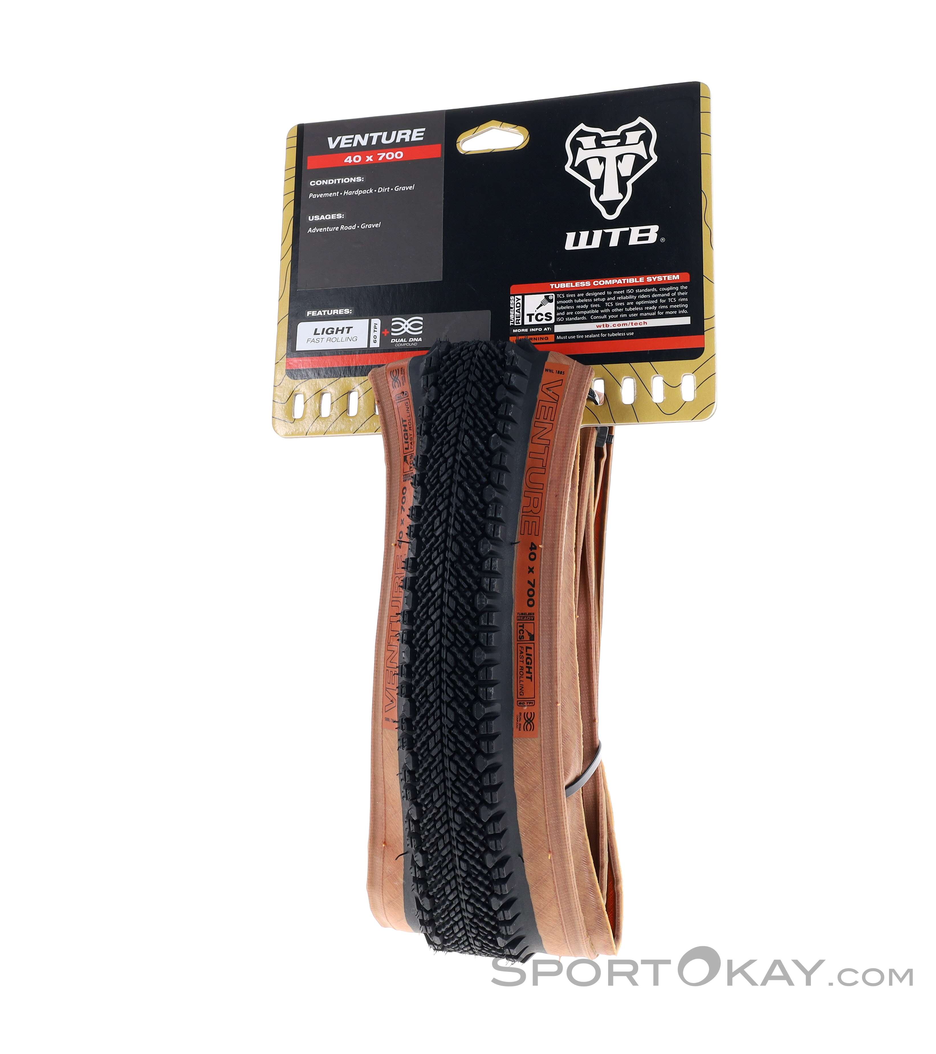 WTB Venture TCS 700x40c Tire - Tire & Tube - Components - Bike - All