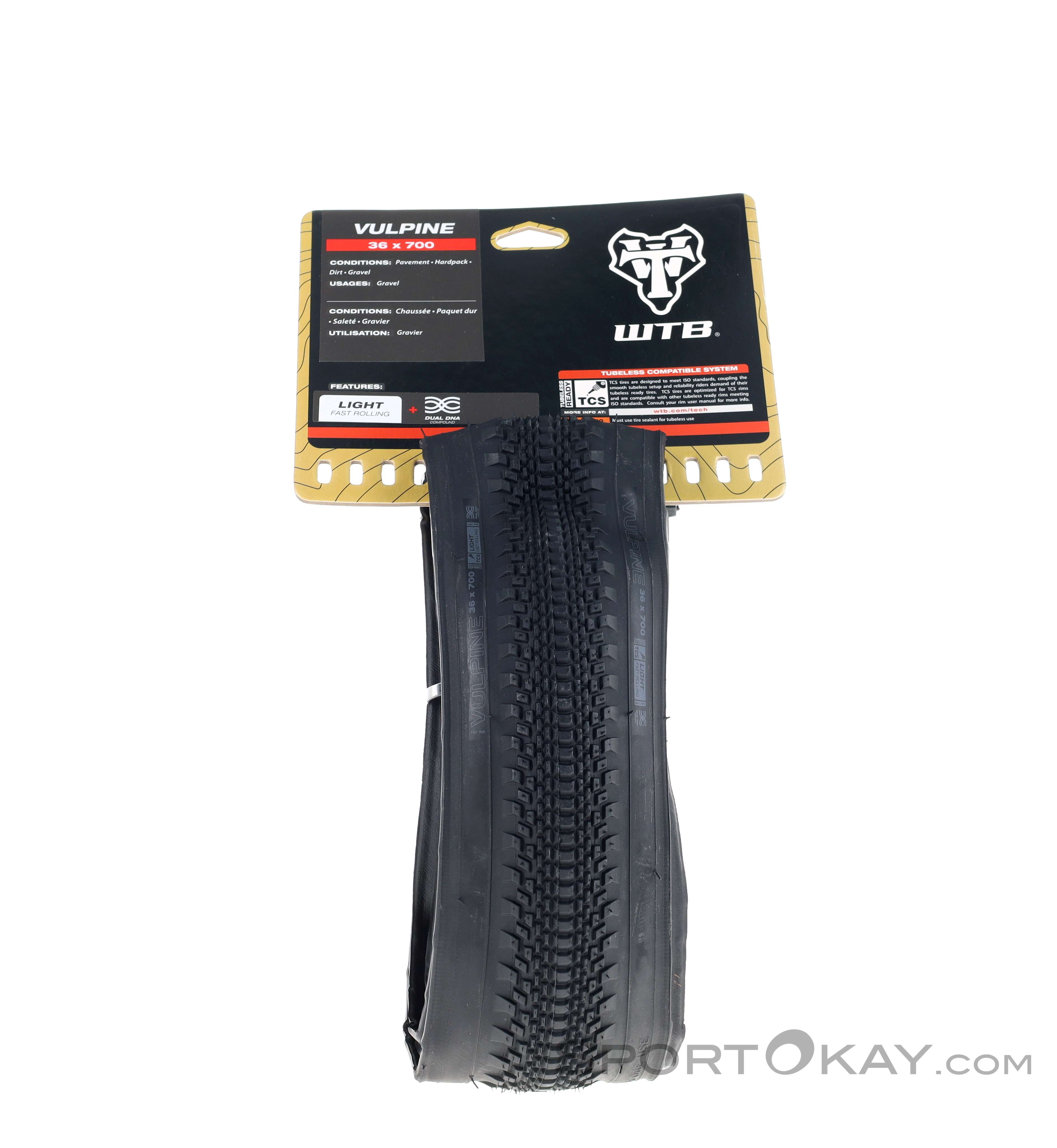 WTB Vulpine TCS Light FR 700x36C Tire - Tire & Tube - Components - Bike ...