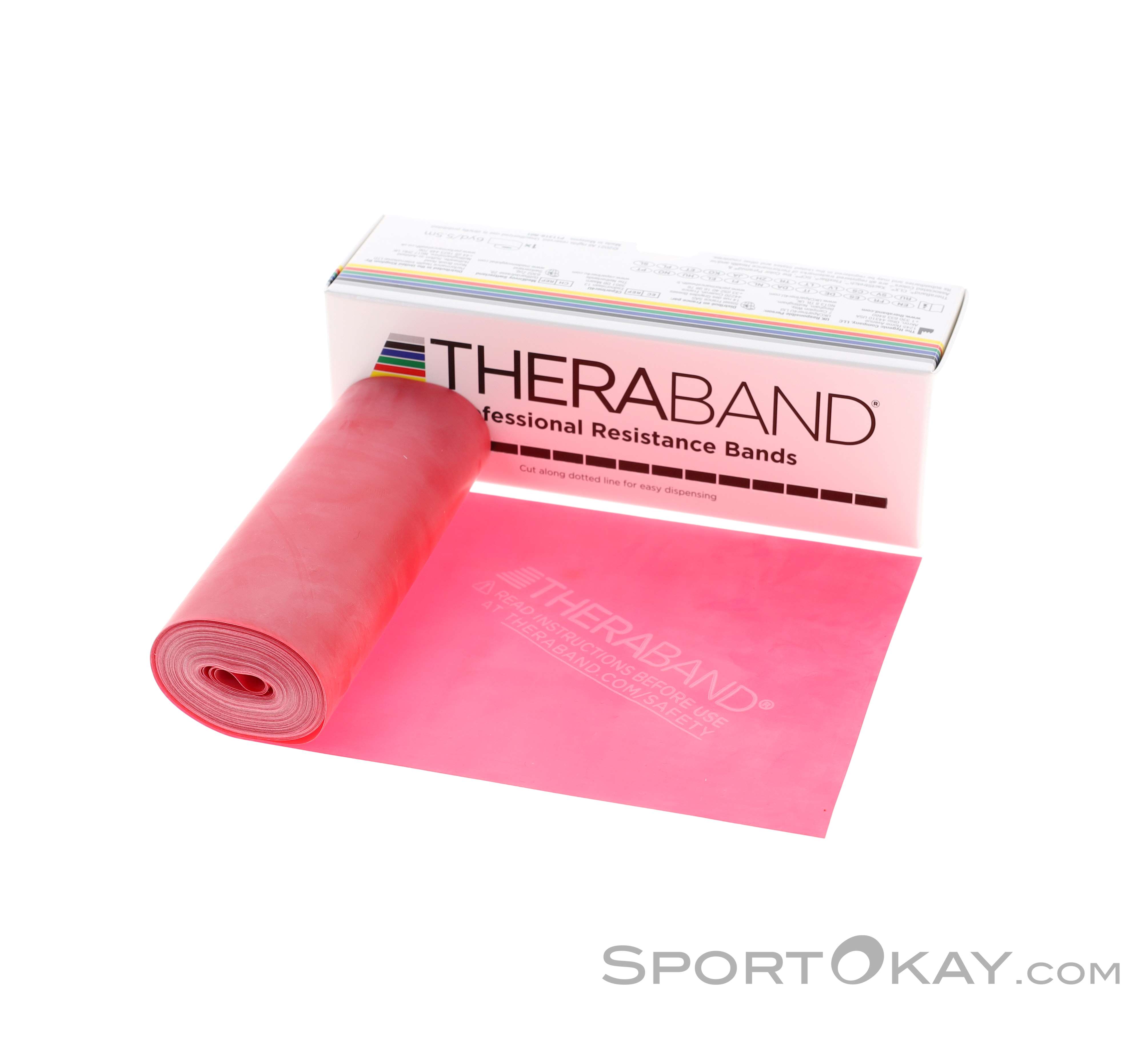 Thera Band 5,5m Elastic Fitness Band - Fitness Bands - Fitness ...