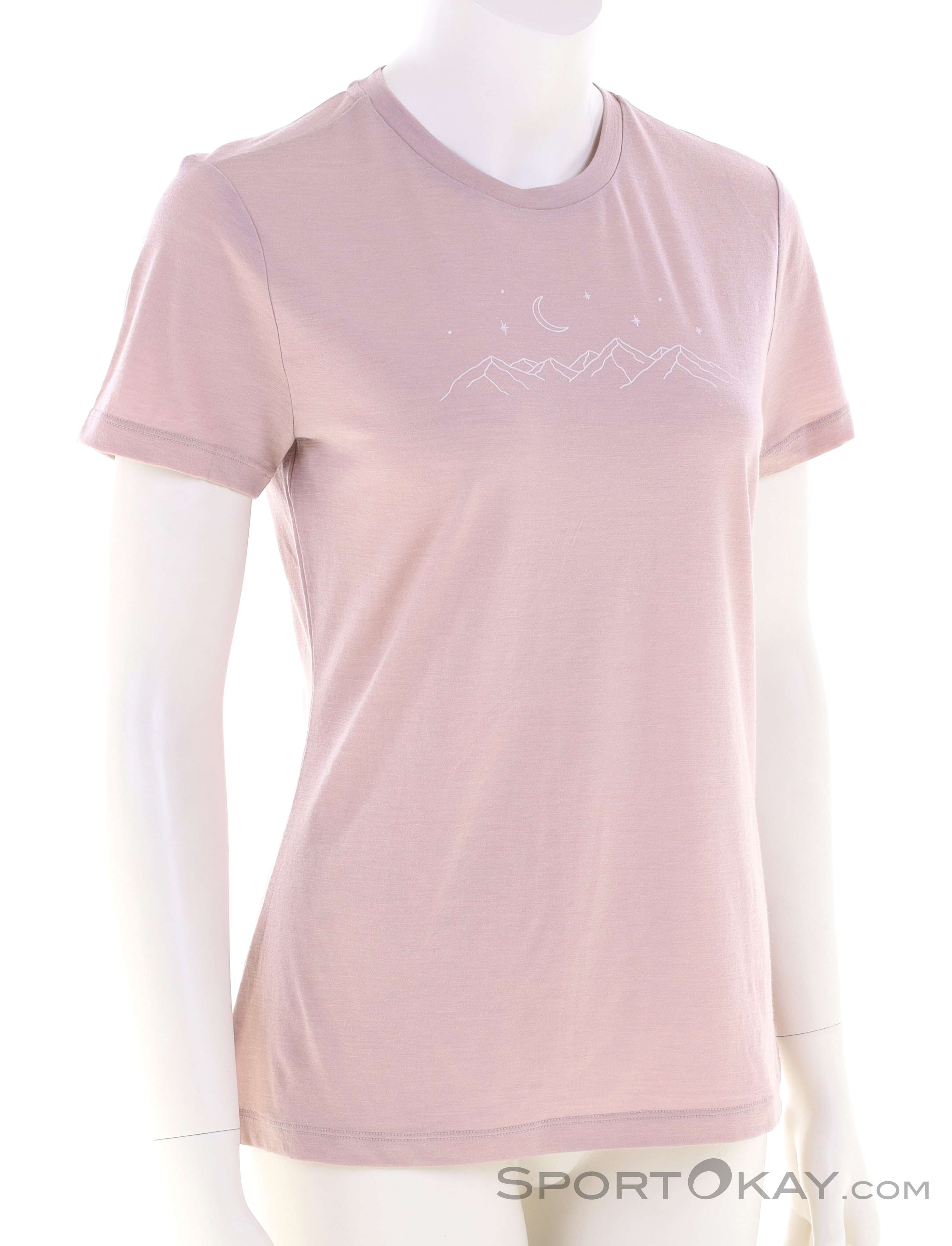 Icebreaker Merino 150 Tech Lite Sparkling Stars Dames T-shirt - Shirts ...