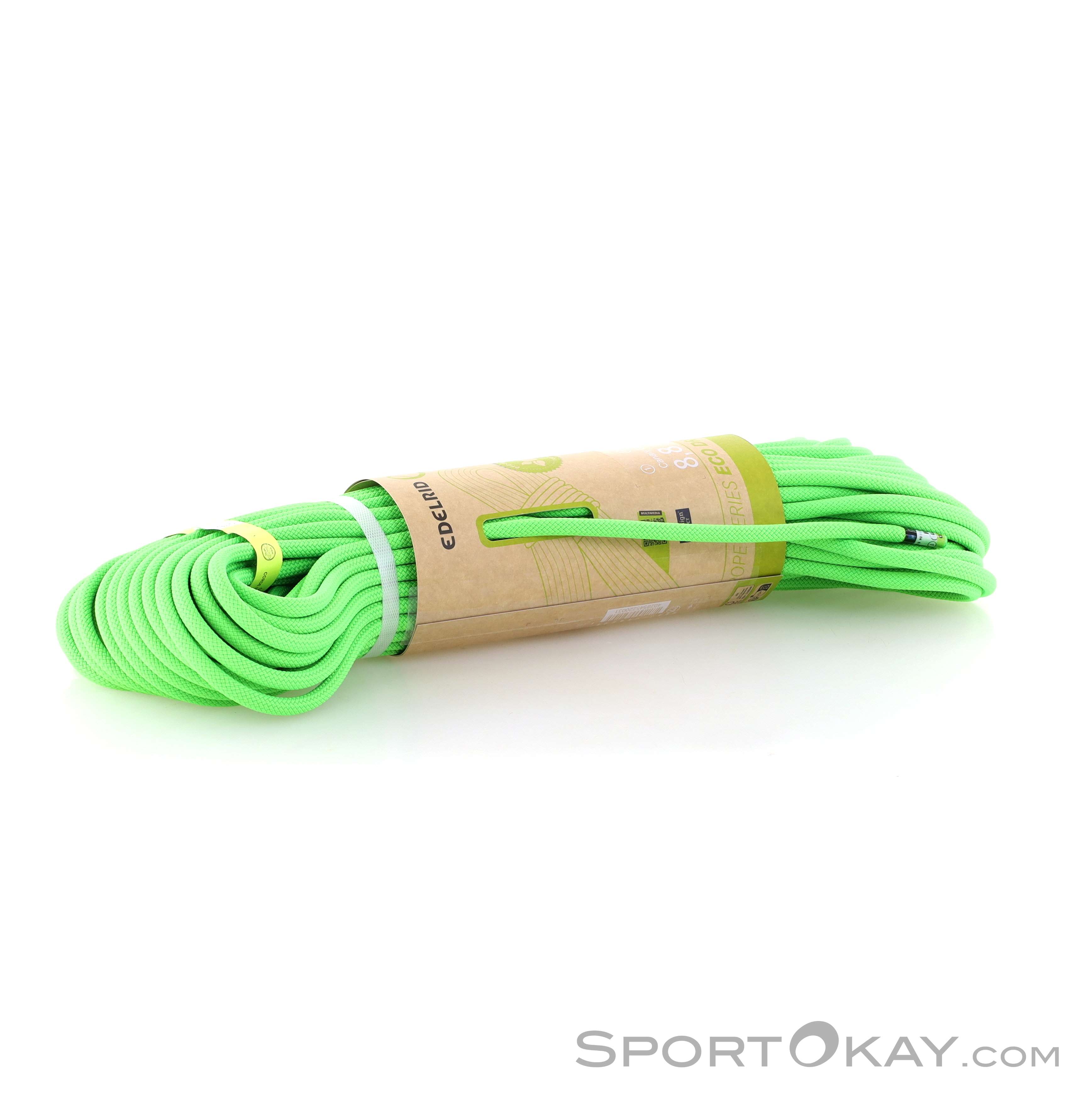 Edelrid Canary Eco Dry 8,8mm 50m Corda da Arrampicata - Corde singole ...