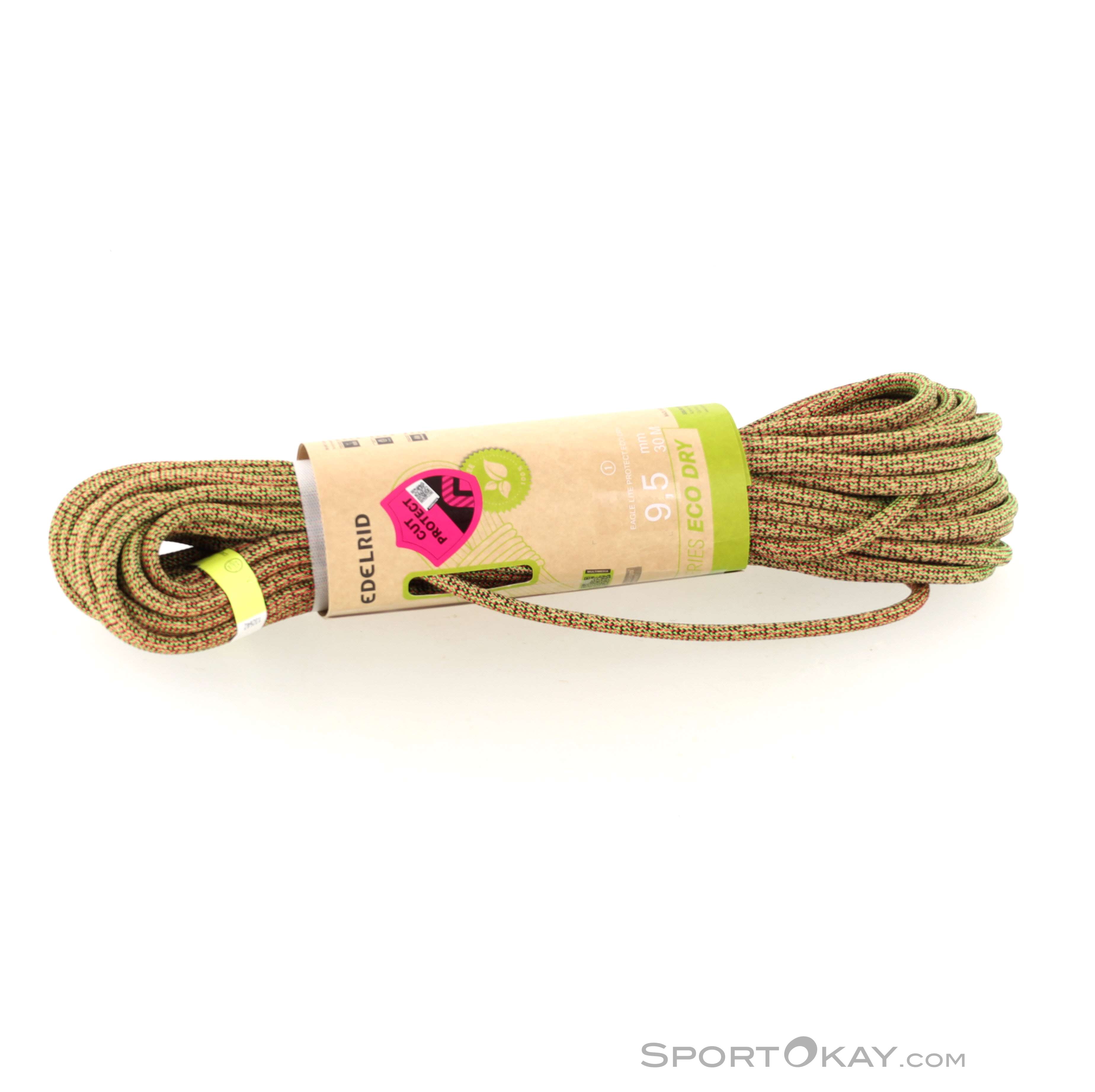 Edelrid Eagle Lite Protect Eco Dry 9,5mm 30m Cuerda para escalada ...