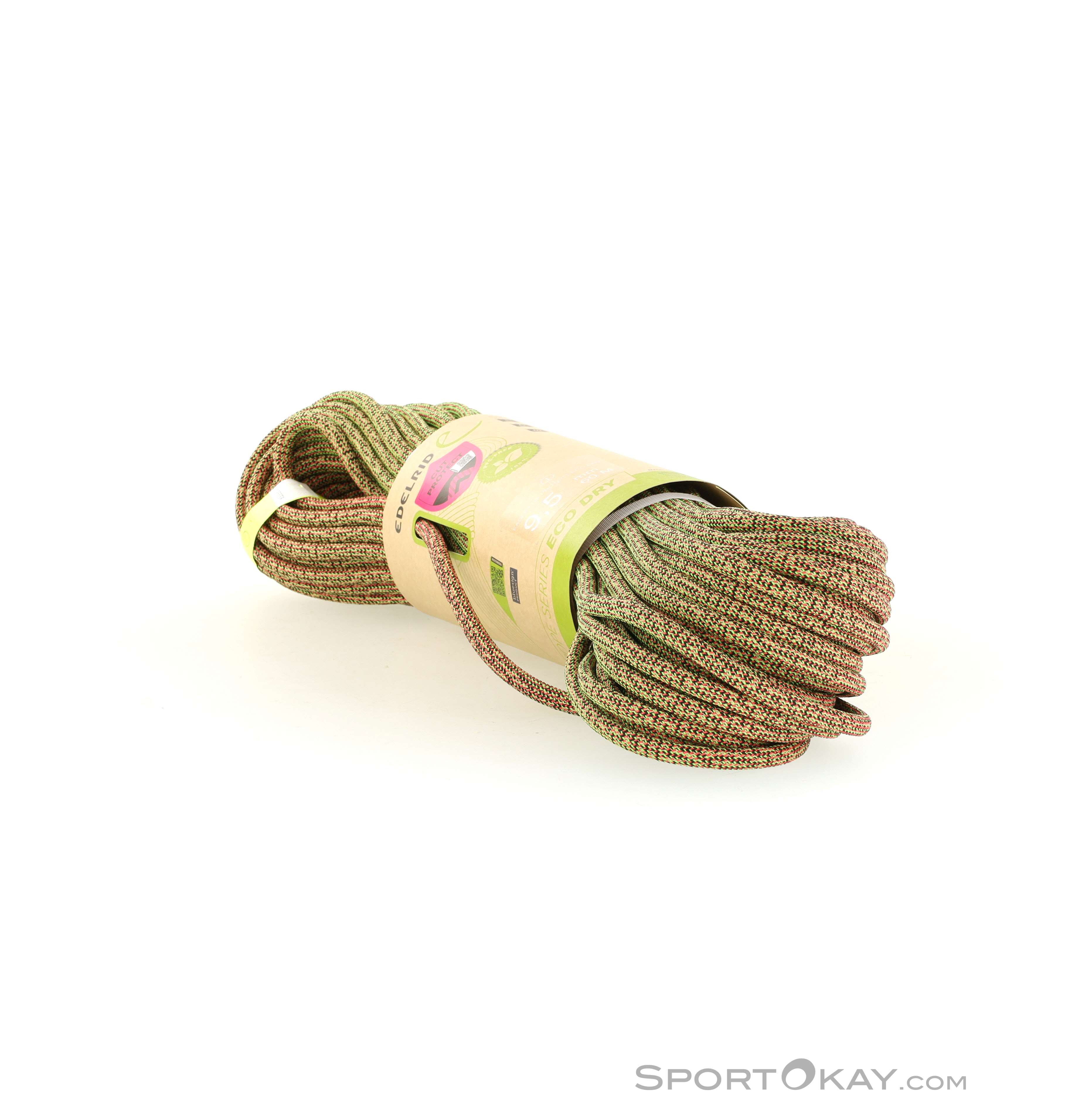Edelrid Eagle Lite Protect Eco Dry 9,5mm 60m Plezalna vrv - Enojna vrv ...