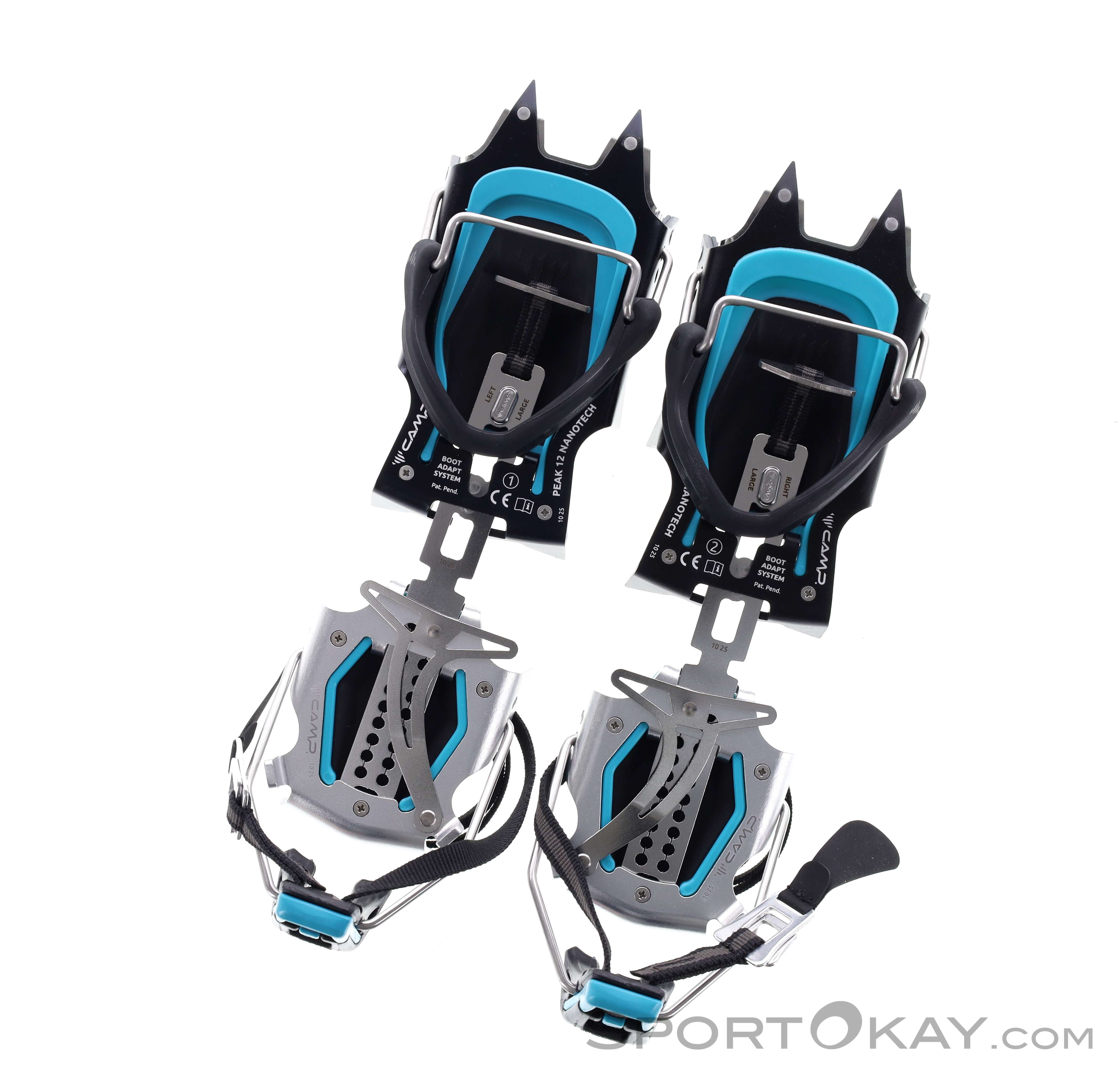 Camp Peak 12 Nanotech - Auto/ Semi-Auto Crampon - Crampon - Escalade ...