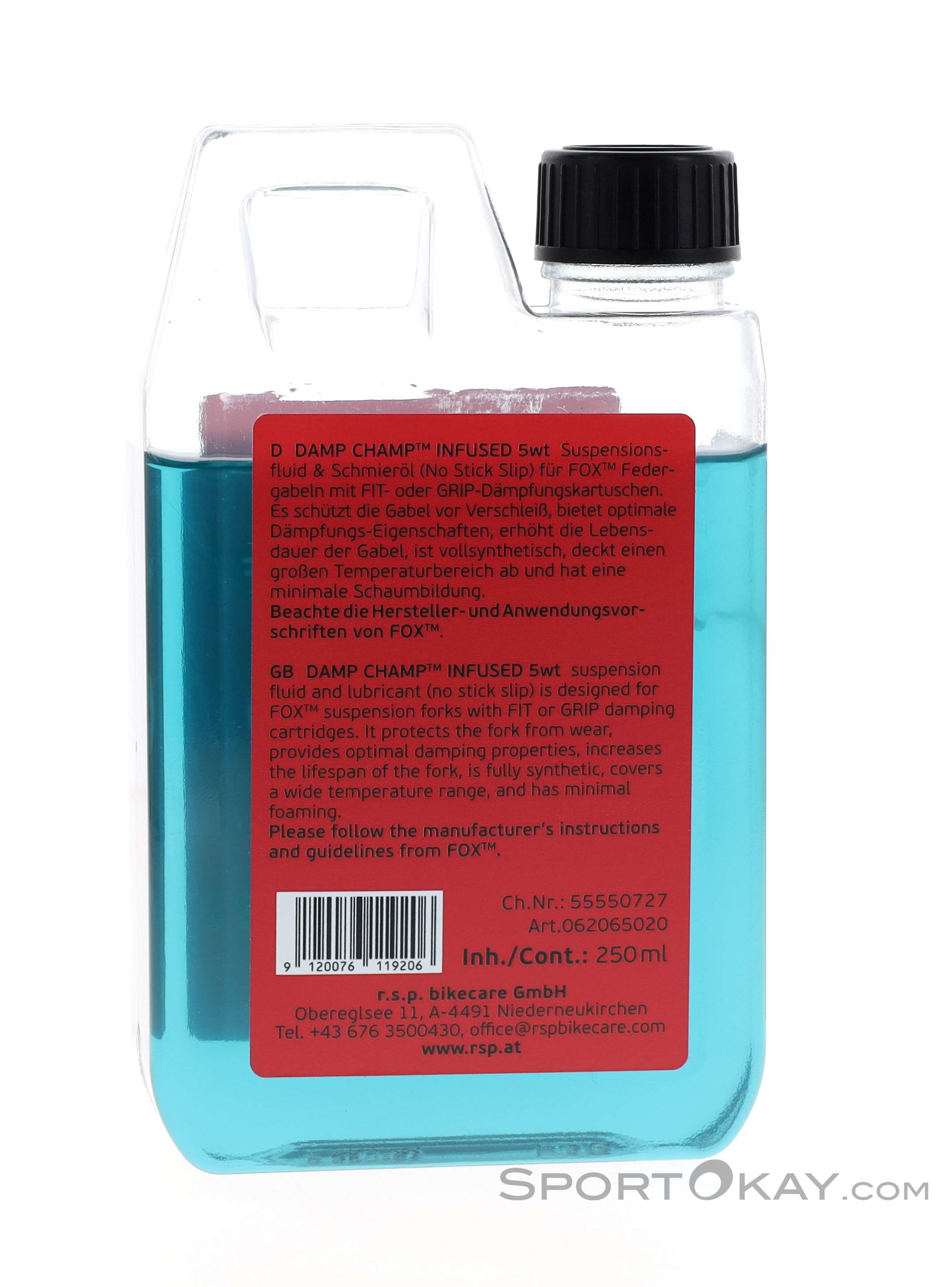 r.s.p. Damp Champ 5WT INF 250ml Huile de fourche - Nettoyage et ...